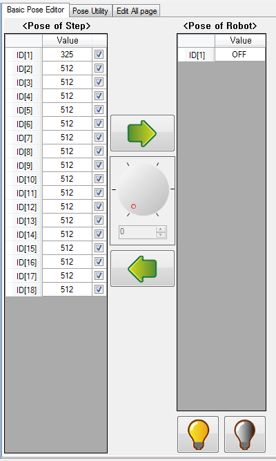 Control the Dynamixel actuators using RoboPlus Task and RoboPlus Motion (2/2)